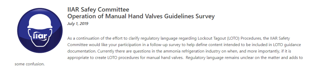 IIAR – Survey – Operation Manual Hand Valves - Online Industrial ...